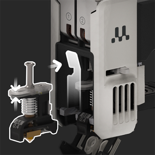 Factor 4 - Install and change print cores
