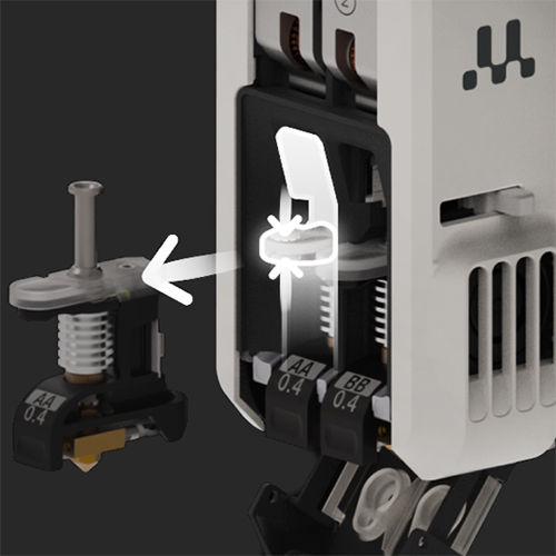 Factor 4 - Install and change print cores