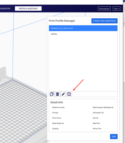 3.4 UltiMaker Contributor Portal - Combining print profiles