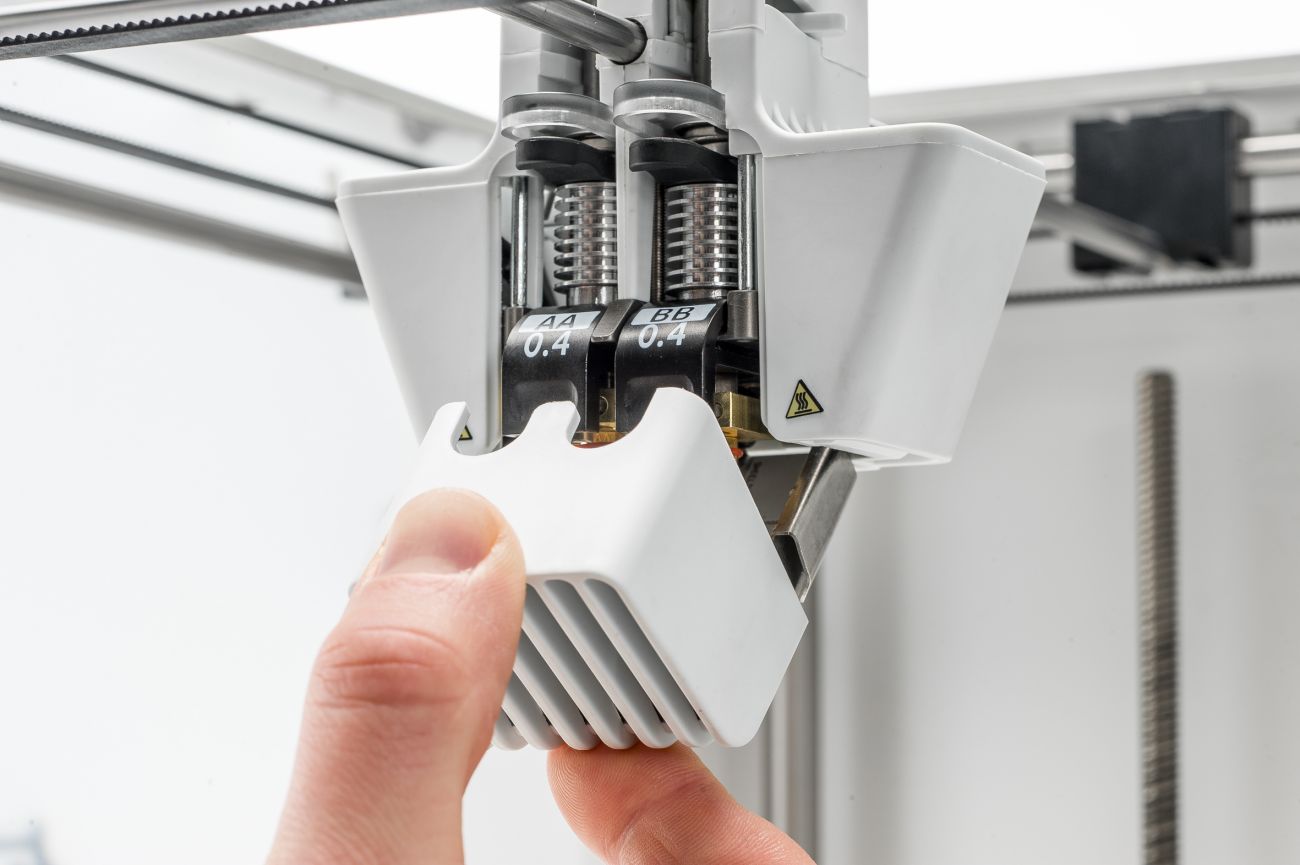 Replacing the print head axial fan (front fan)