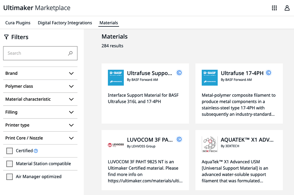 Synchronizing material profiles