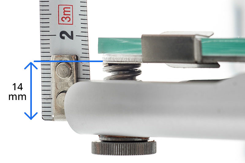 Build plate leveling S-line