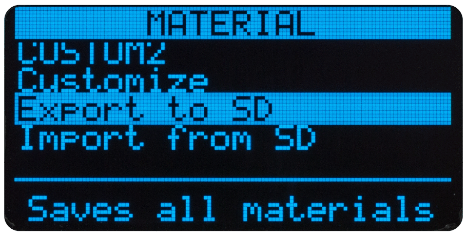 Custom material profiles for Ultimaker 2 and Ultimaker 2+
