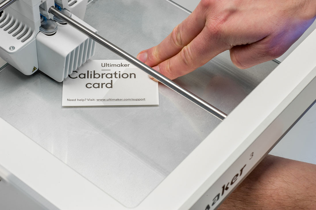 Build plate leveling Ultimaker 3