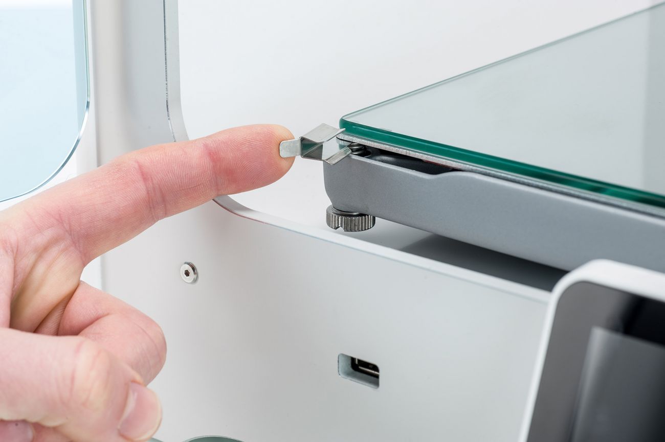 Setting up the S series glass build plate