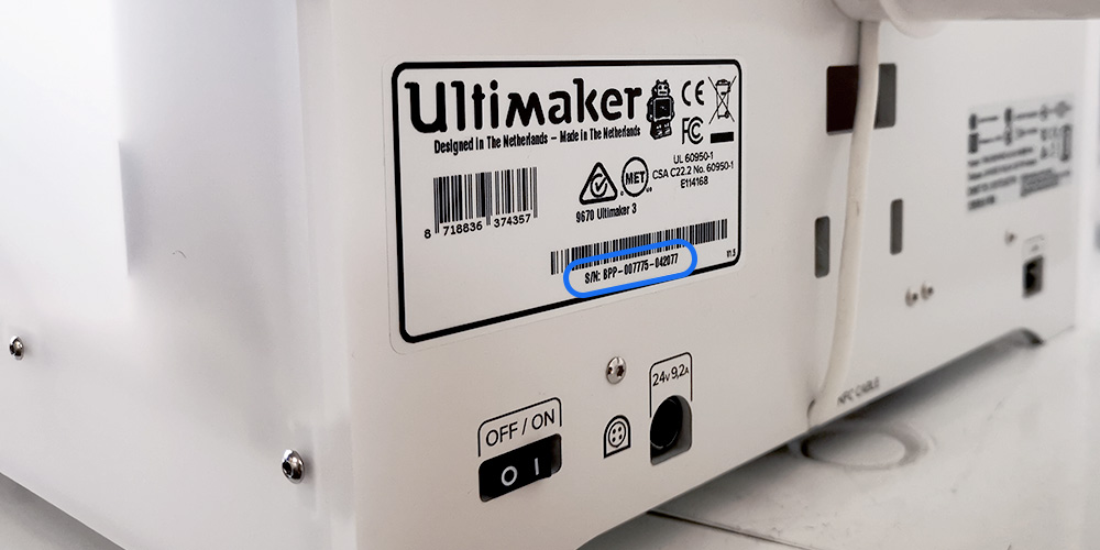 Where to find my printer serial number?