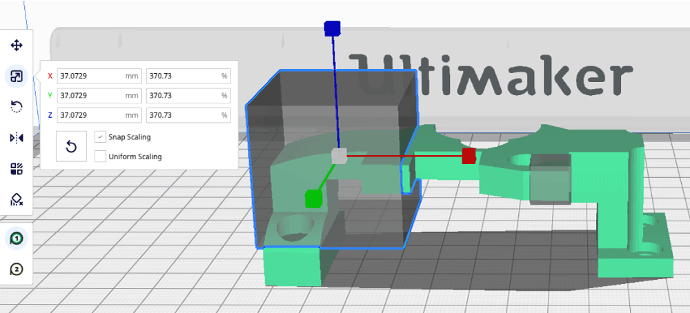 How to block support generation in UltiMaker Cura