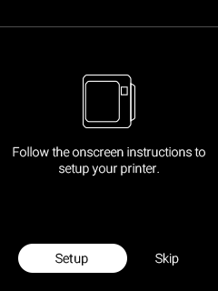 Sketch: Guided setup