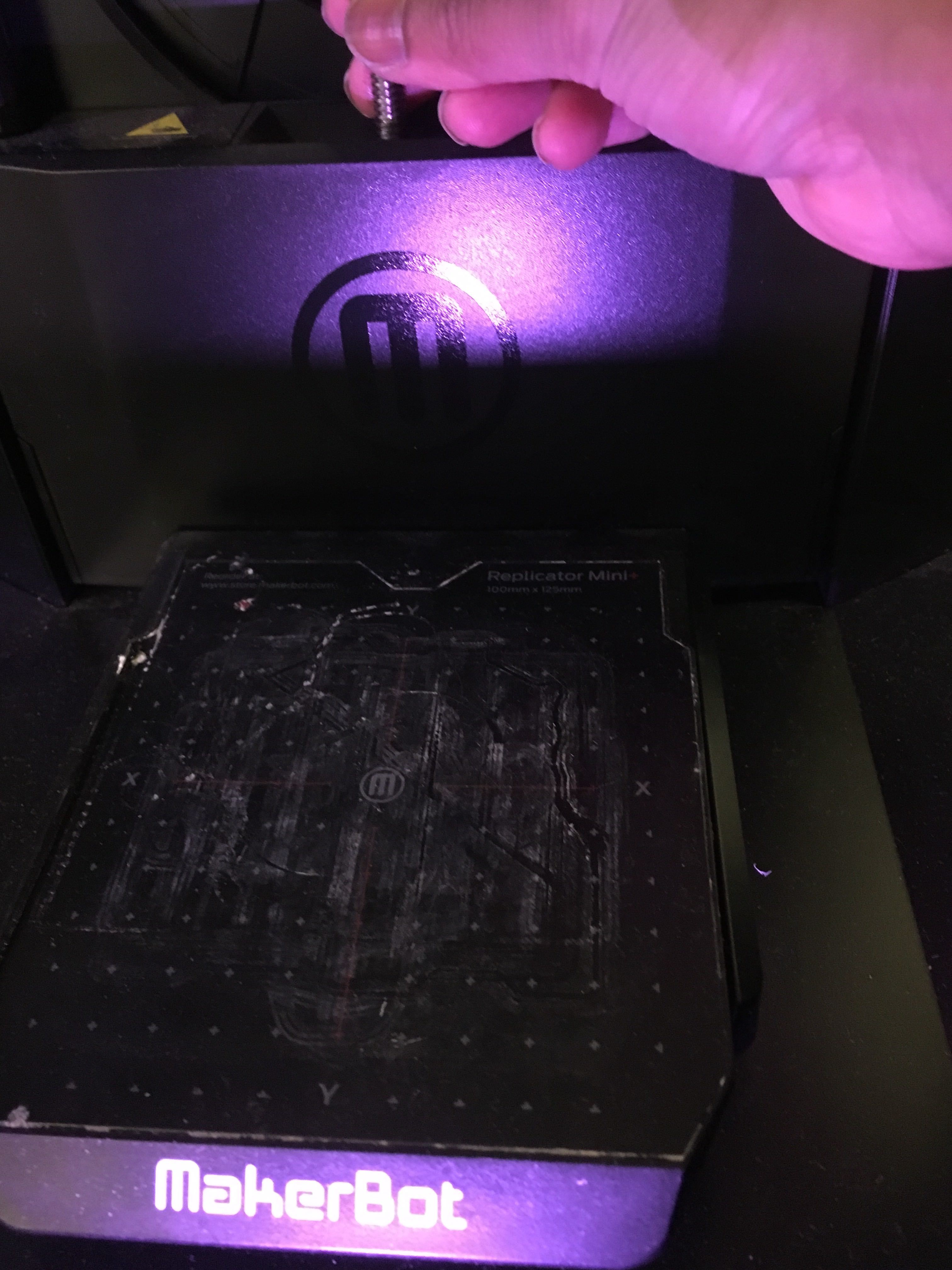 Replicator Mini+: Build Plate Does Not Move
